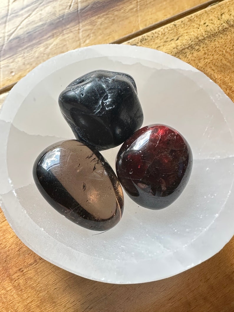 Root Chakra Stone Set - Crystals Set - Grounding Chakra Set - Muladhara ...