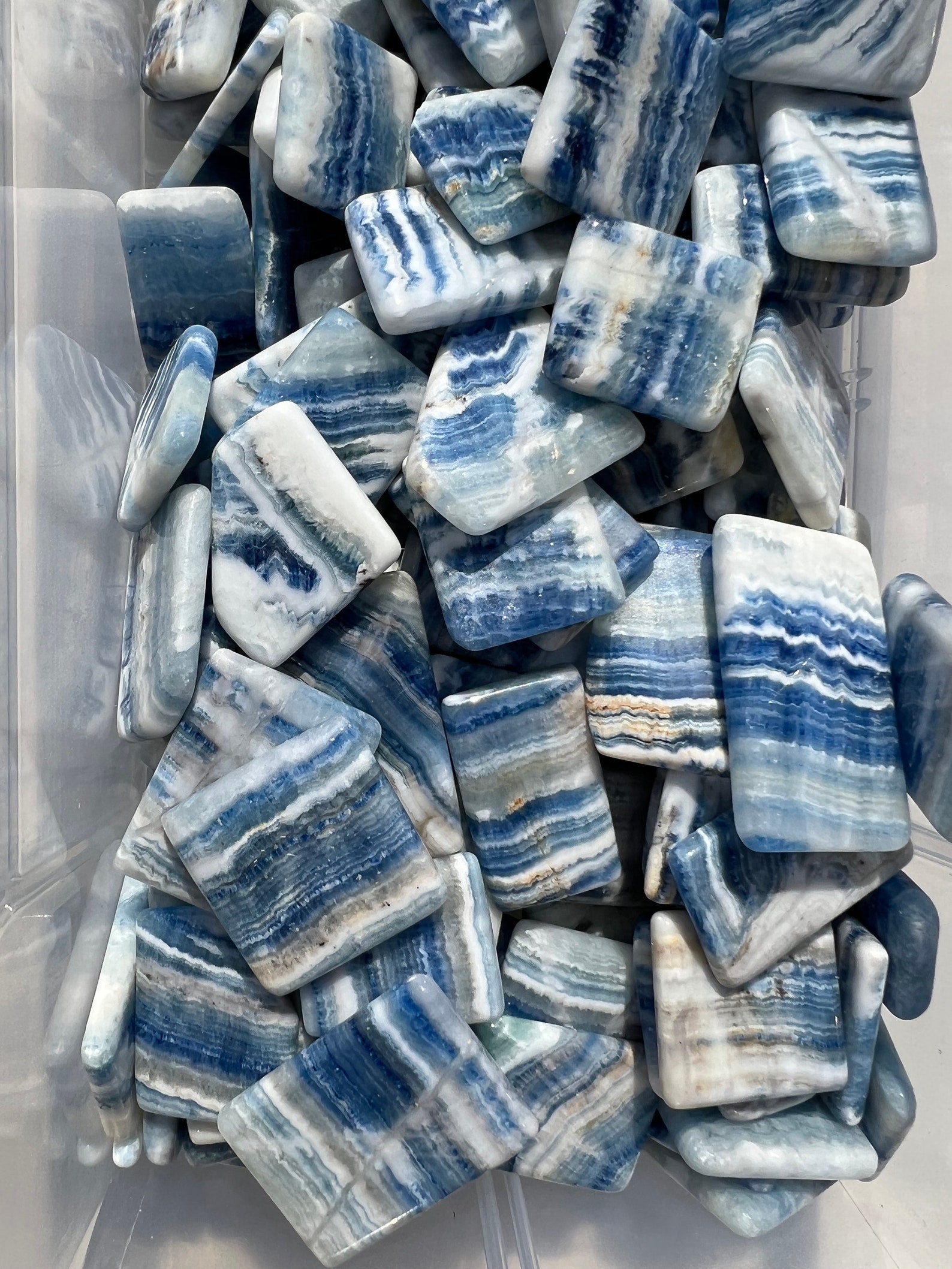 Blue Scheelite Stone Slice 0.75 1.5 Grade AAA - Etsy