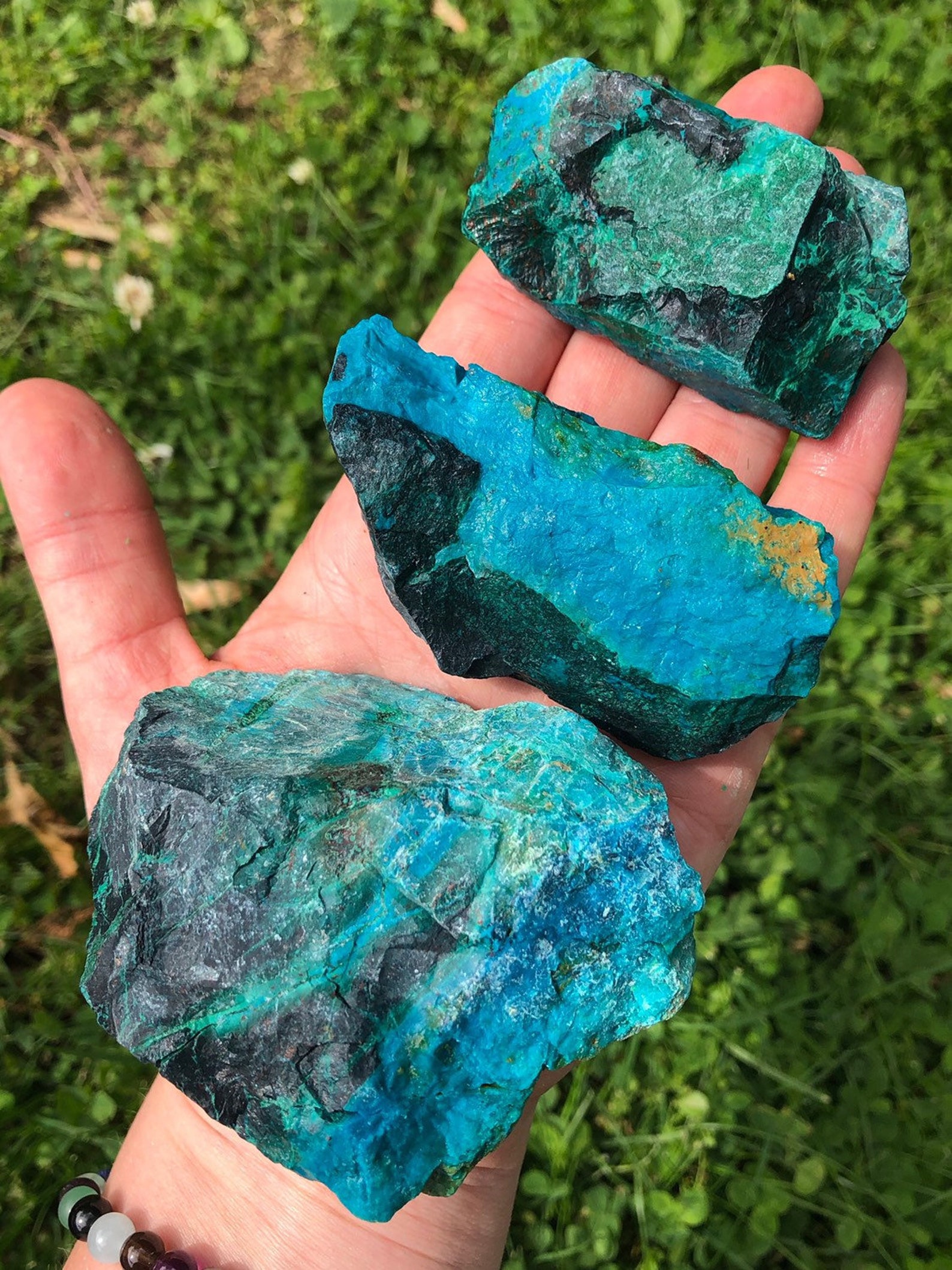 Raw Chrysocolla Stone From Peru Rough Chrysocolla Raw Stones Healing ...