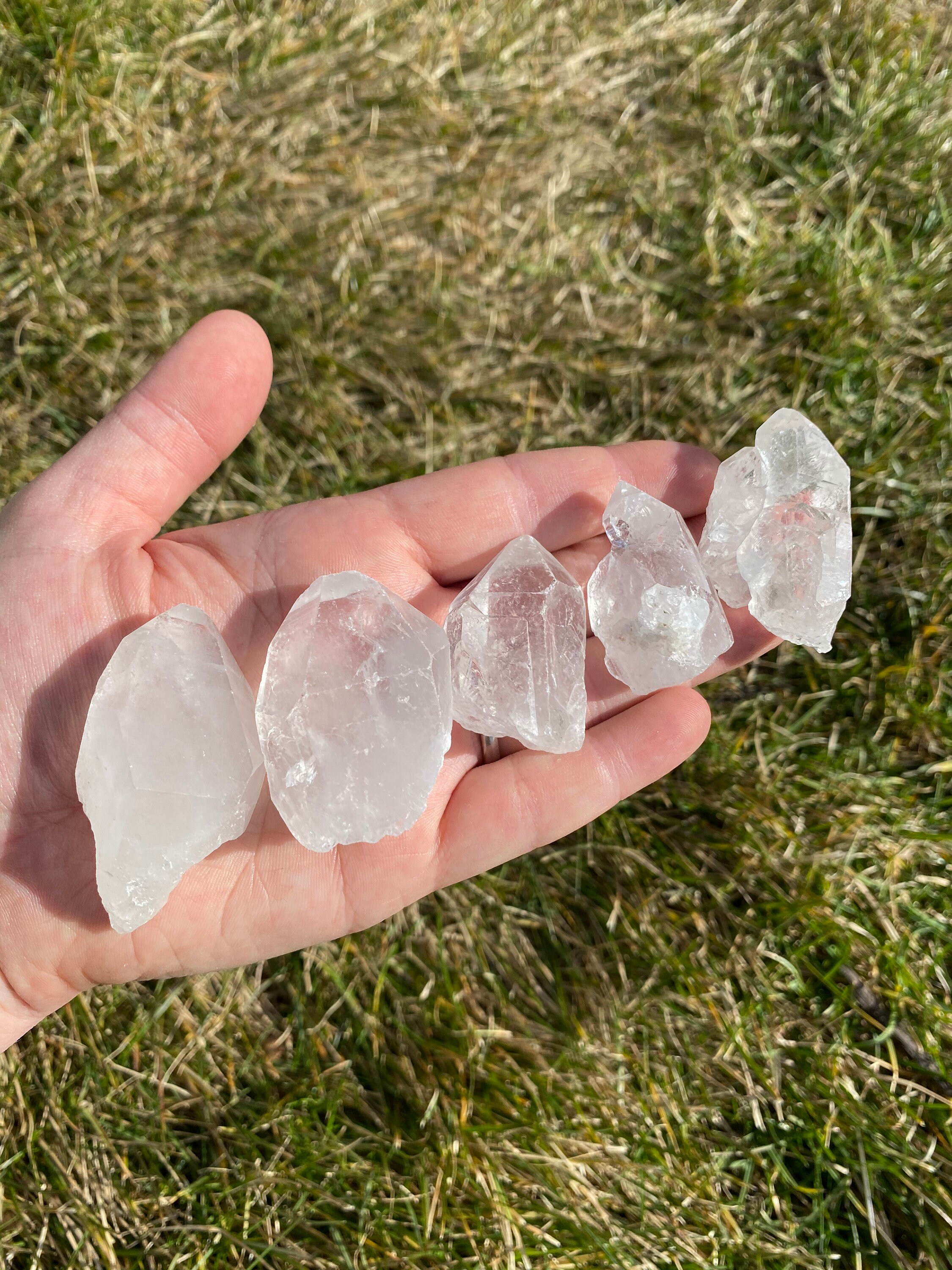 Clear Quartz Crystal Point Grade AB Quartz Raw Quartz Etsy Australia