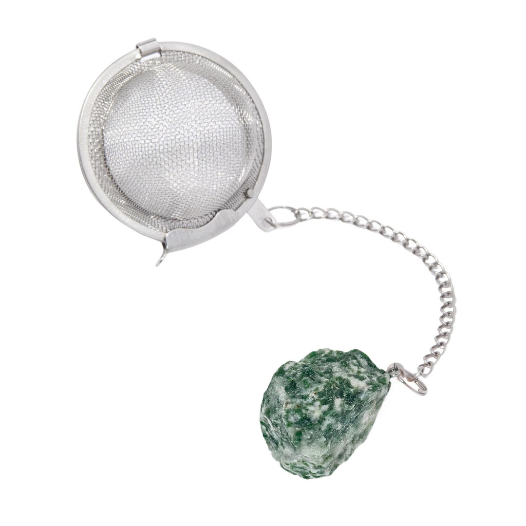 Raw Tree Agate Crystal Tea Infuser - Tea Steeper - Tree Agate Cute Tea ...