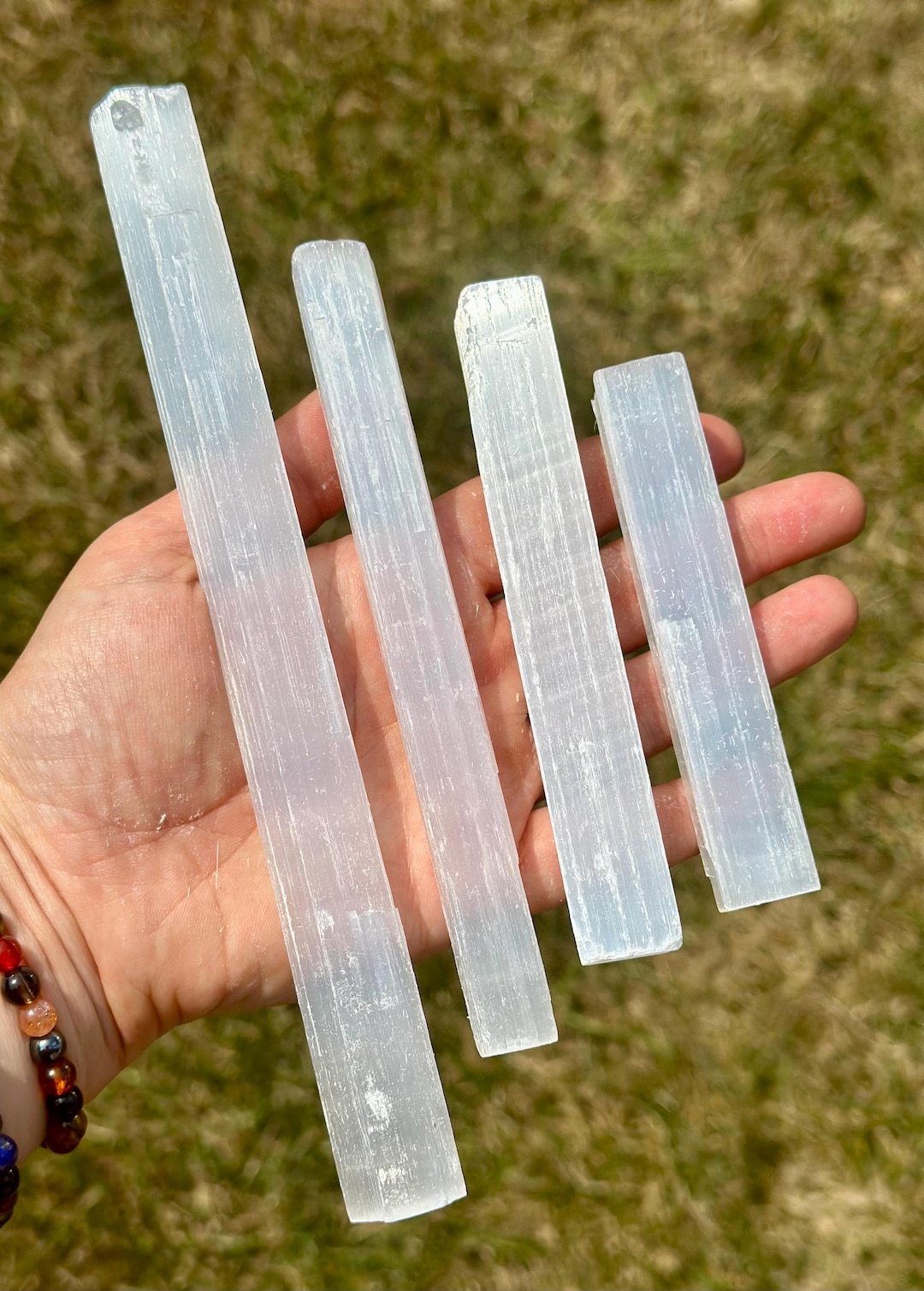 Selenite Wand - You Choose the Size! - Selenite Crystal Wand - Natural ...