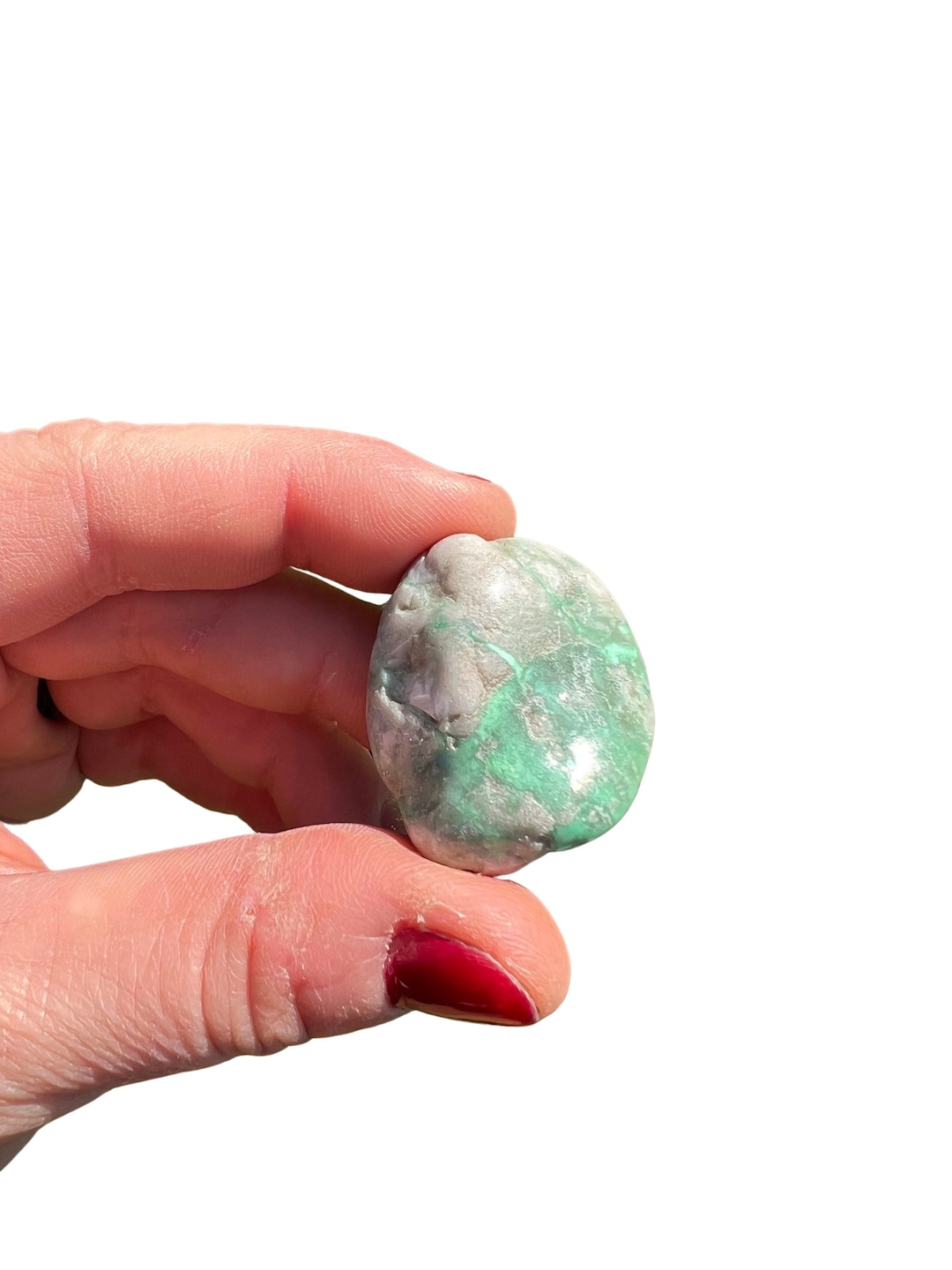 Variscite Tumbled Stone - Grade A - Multiple Sizes Available - Rare ...
