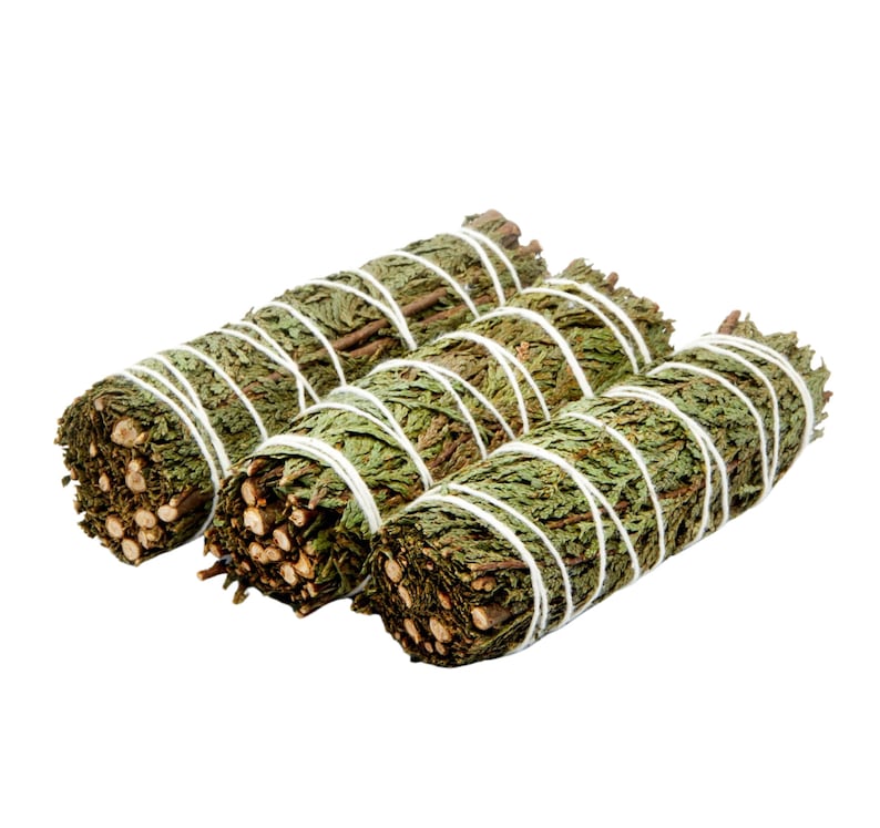Cedar Stick - 4" Dried Cedar Herb Bundle - Cedar Wand - Cedar Incense ...