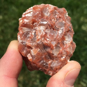 Raw Red Calcite - Rough Red Calcite - Raw Red Calcite Stone - Crystals ...