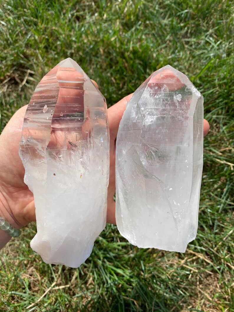 Large Lemurian Crystals Lemurian Quartz Crystal Point - Etsy