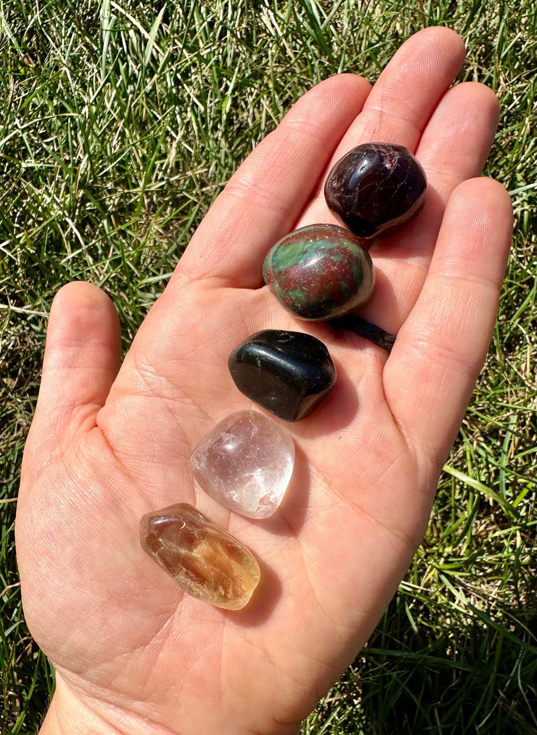 Tumbled Yule Crystal Set - Crystals for Yule - Yule Ritual Stones ...