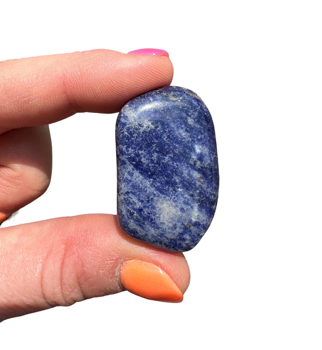 Sodalite Tumbled Stone - You Choose the Size (0.75" - 1.75") - Grade B ...