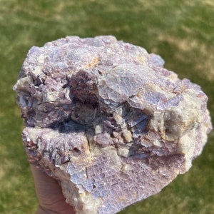Raw Lepidolite Specimen - Large Lepidolite - Natural Lepidolite Crystal - Raw Lepidolite Crystal ...