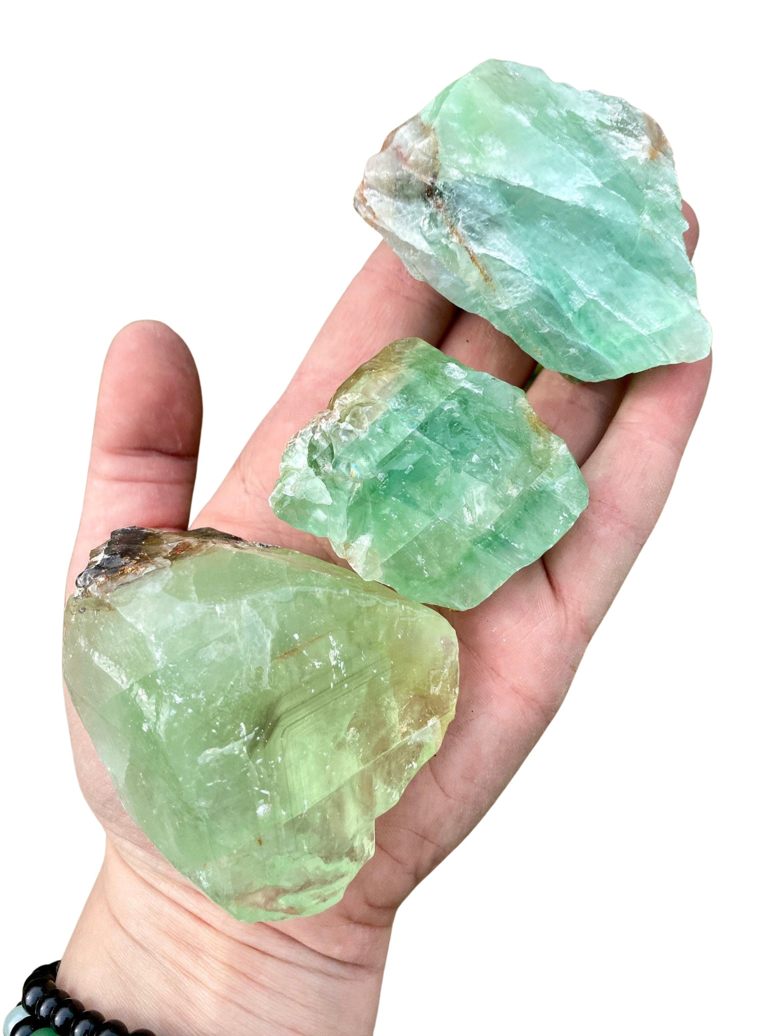 Green Calcite Stone 1 3 Rough Green Calcite | Etsy