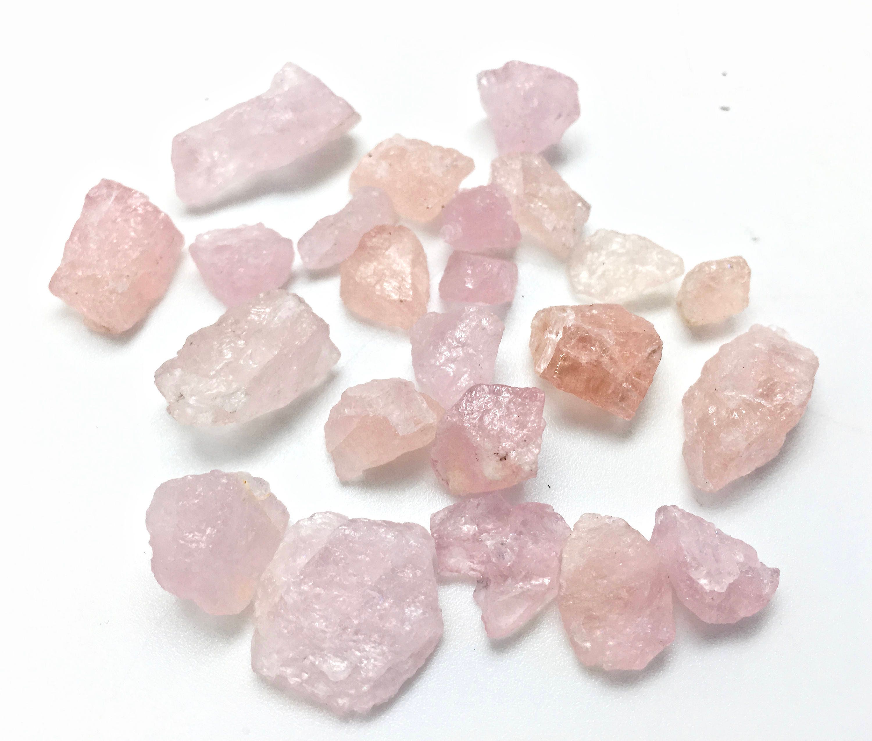 Raw Morganite Stone Pink Morganite Crystal Healing - Etsy