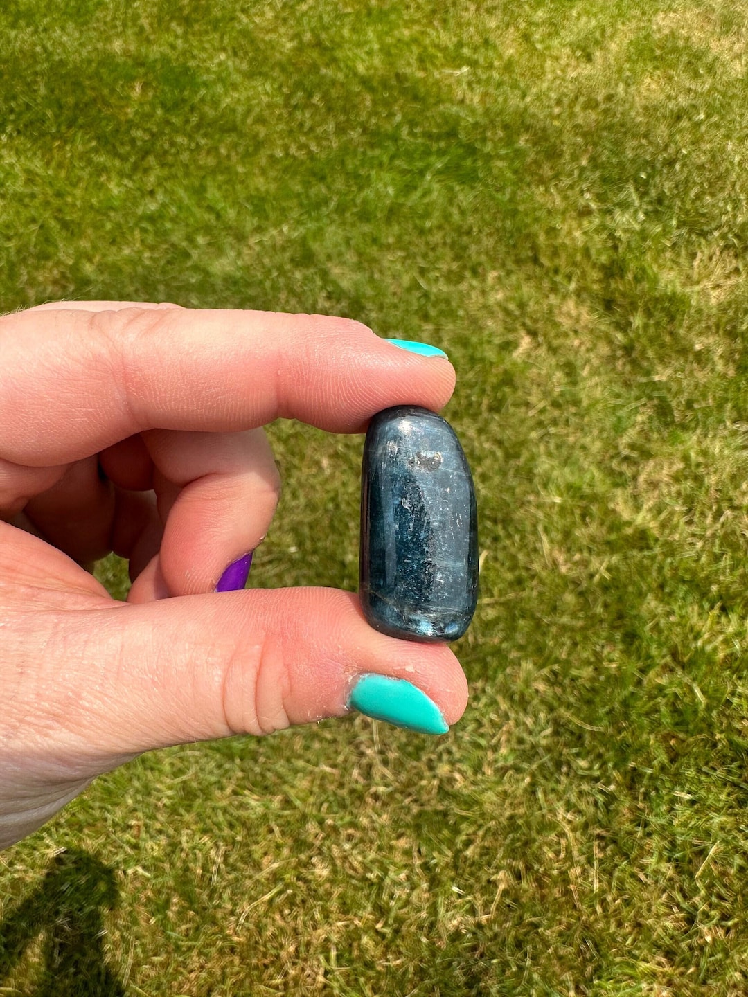 Gemmy Blue Kyanite Tumbled Stone (grade AAA) - Deep Blue Kyanite ...