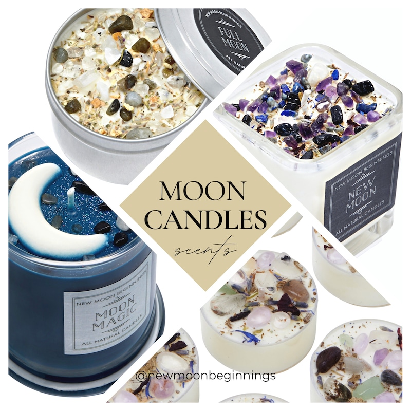 New Moon Magic Candles - Etsy