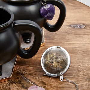 Heart Crystal Tea Infuser - Loose Leaf Tea Steeper Cute Tea Strainer ...