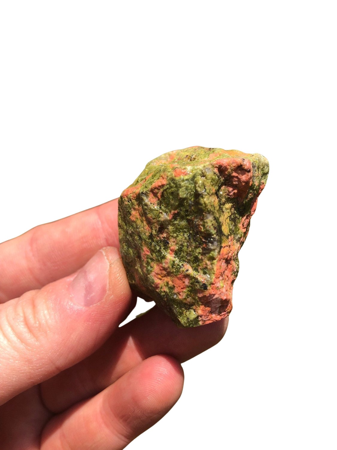 Raw Unakite stone unakite rough stones healing crystals | Etsy