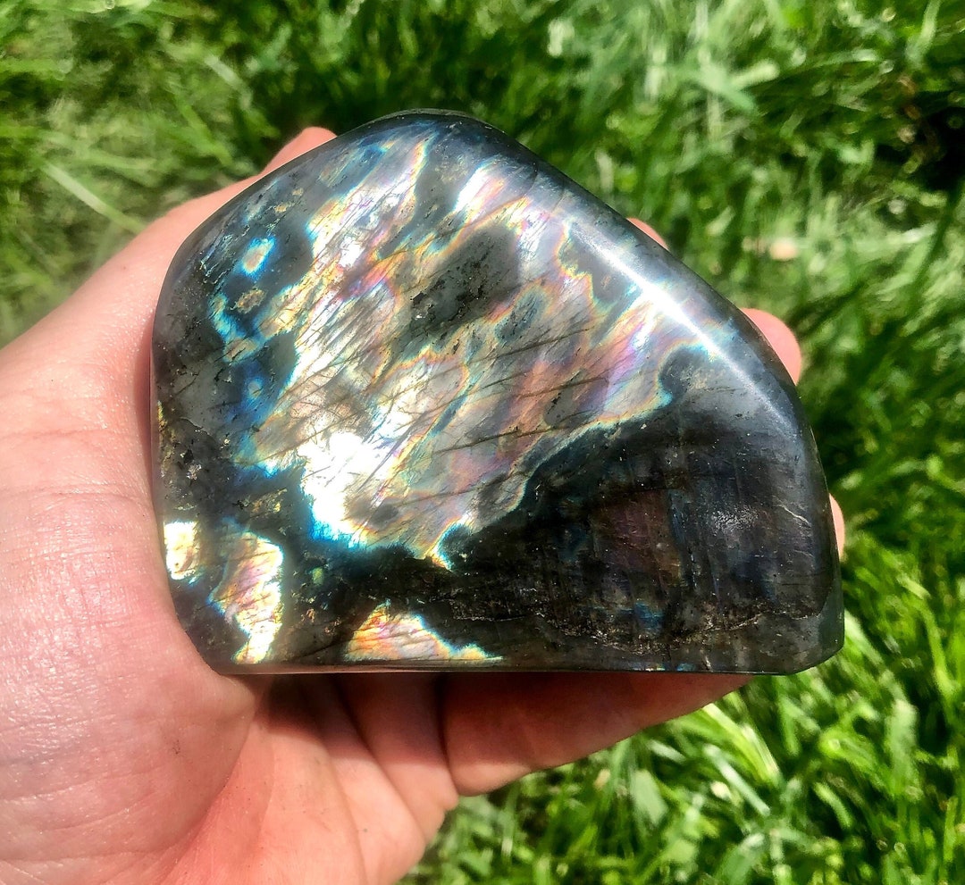 Spectrolite Stone (1.5"-5.5") - Extra Quality Labradorite - Standing ...