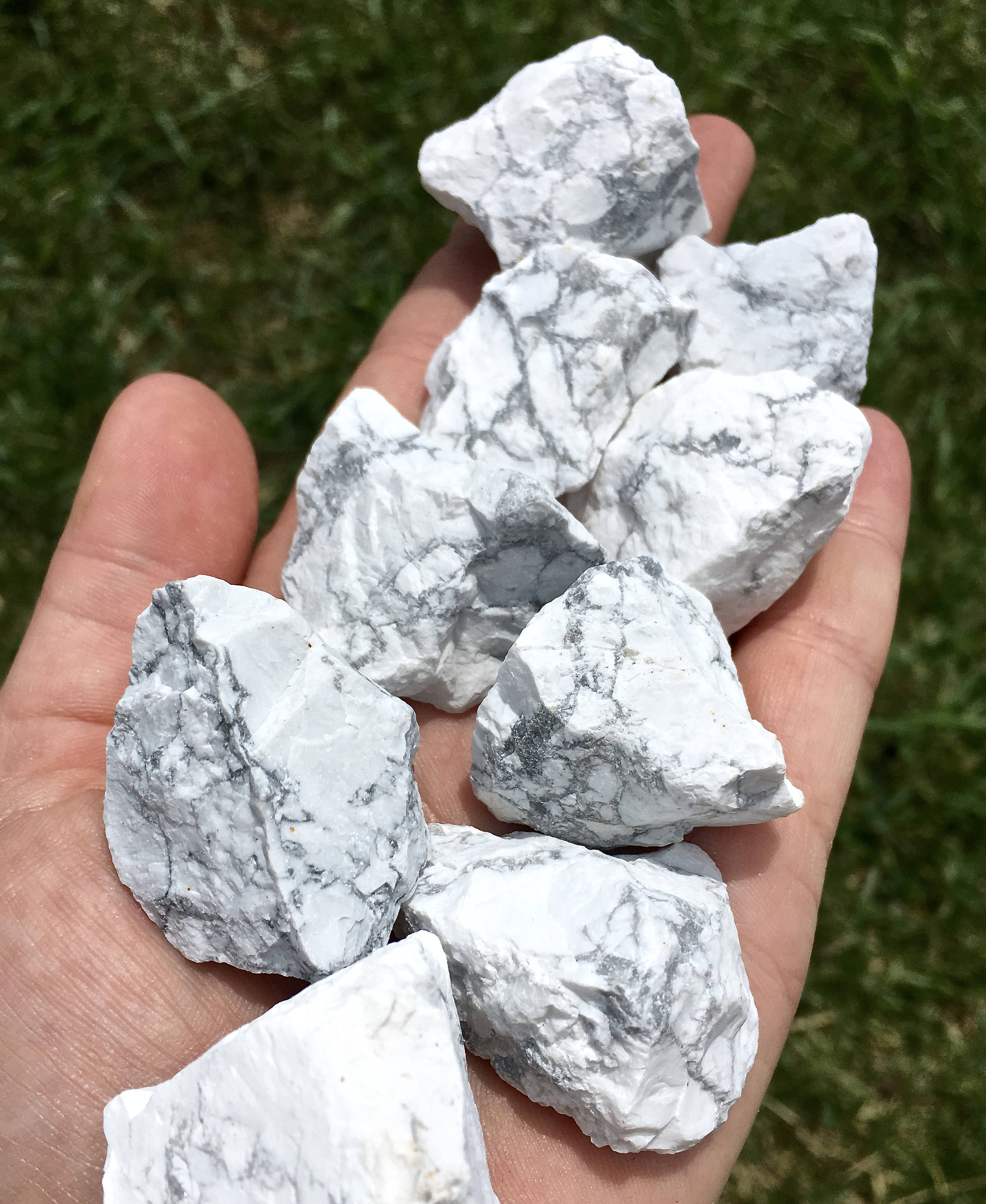 Raw White Howlite Stone White Howlite Crystals and Stones - Etsy