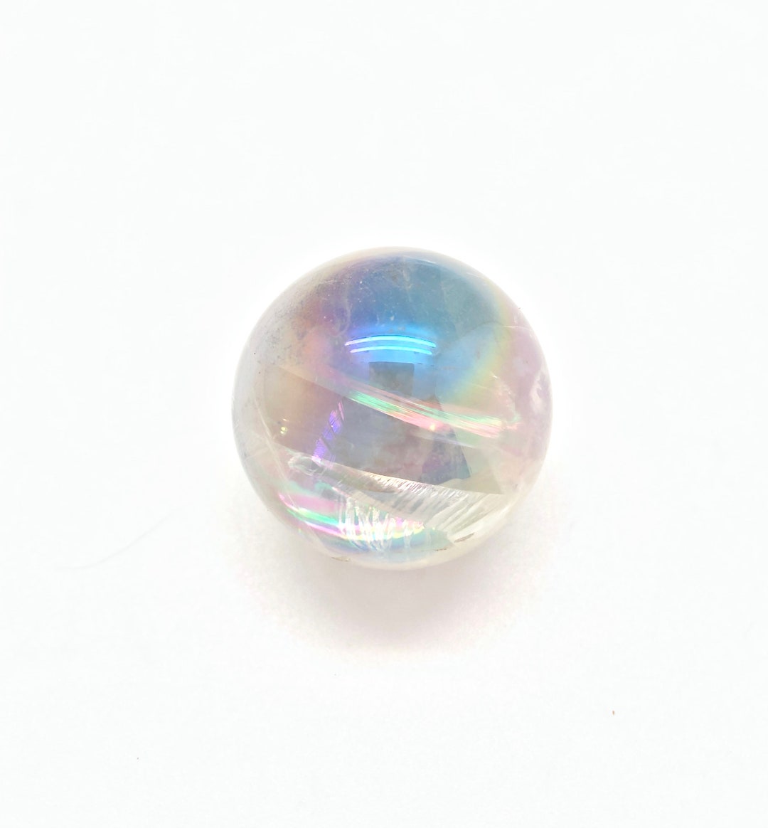 Angel Aura Quartz Sphere - Angel Aura Quartz Crystal Sphere - Polished ...