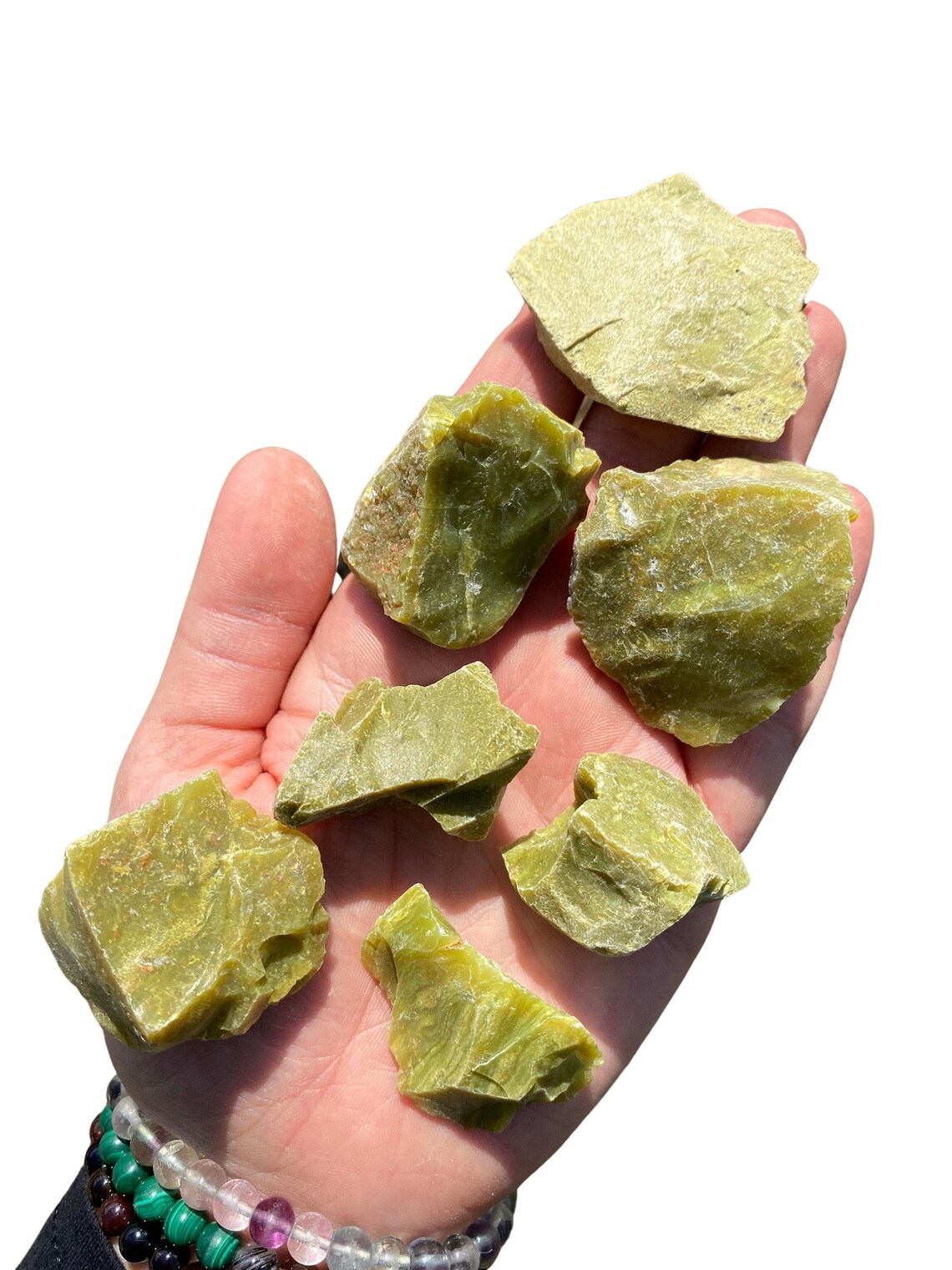 Raw Green Opal Stone 1 2 Rough Green Opal | Etsy