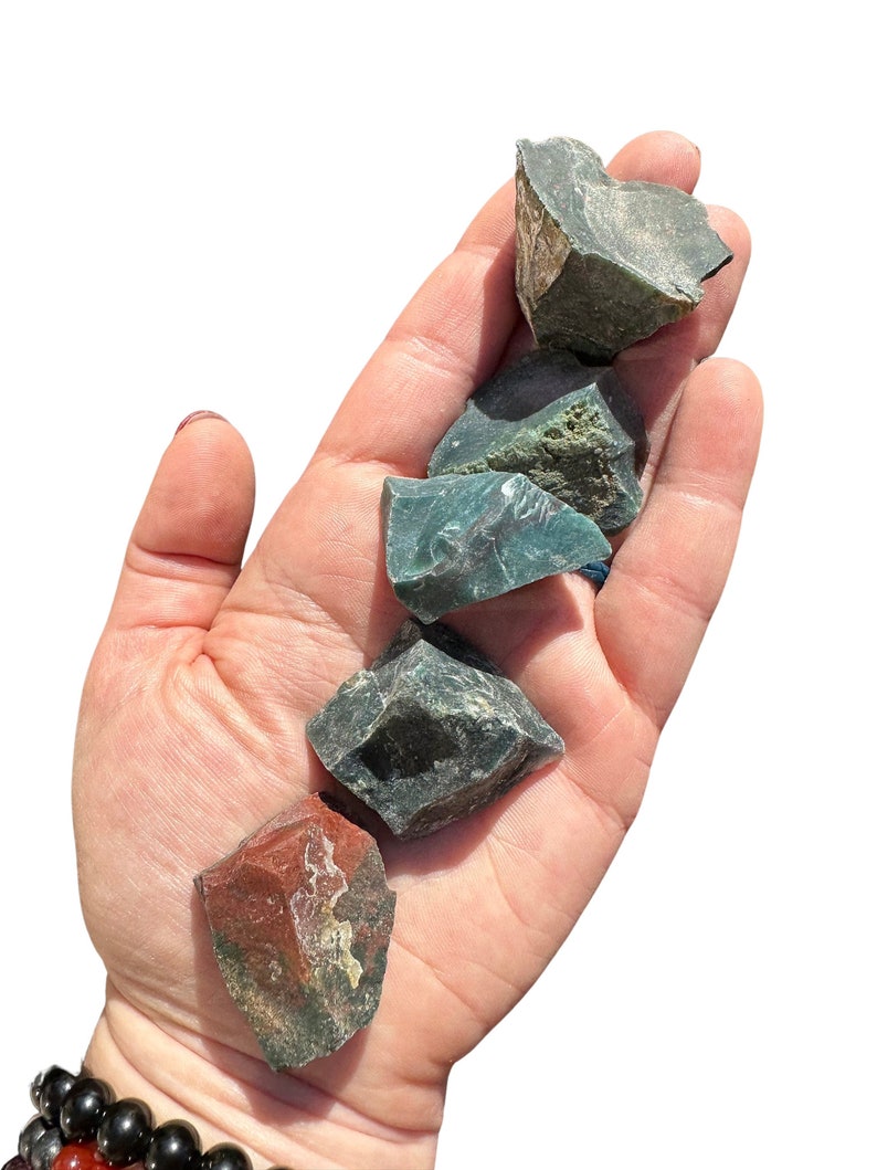 Raw Bloodstone Crystal Bloodstone Raw Bloodstone Gemstone - Etsy