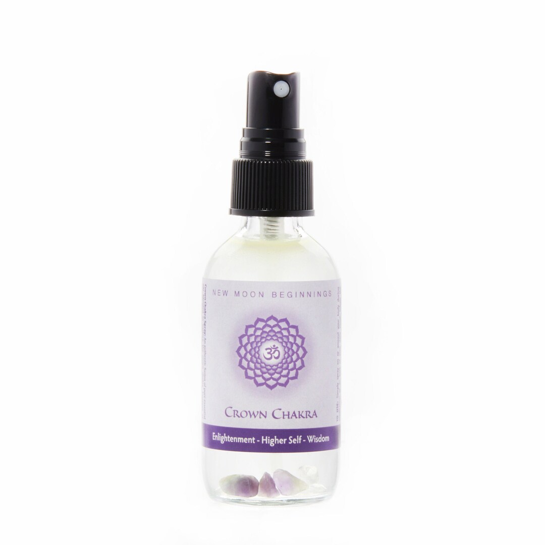 Crown Chakra Spray - Crown Chakra Stones - Chakra Balancing Spray ...