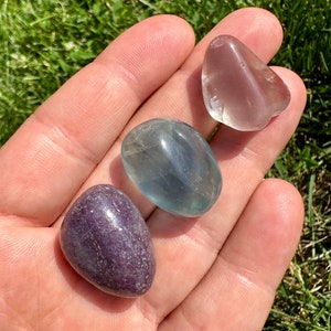Attention & Focus Crystal Set - Healing Crystals and Stones - Tumbled ...