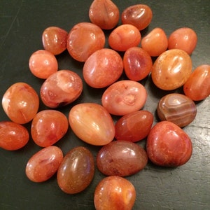Carnelian Tumbled Crystal Multiple Sizes Available Polished
