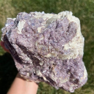 Raw Lepidolite Specimen - Large Lepidolite - Natural Lepidolite Crystal - Raw Lepidolite Crystal ...