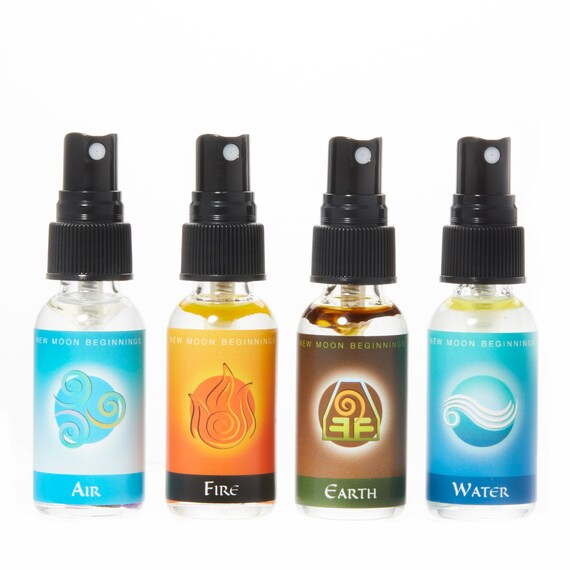 Four Elements Spray 1oz Set Room Spray Aromatherapy Spray - Etsy