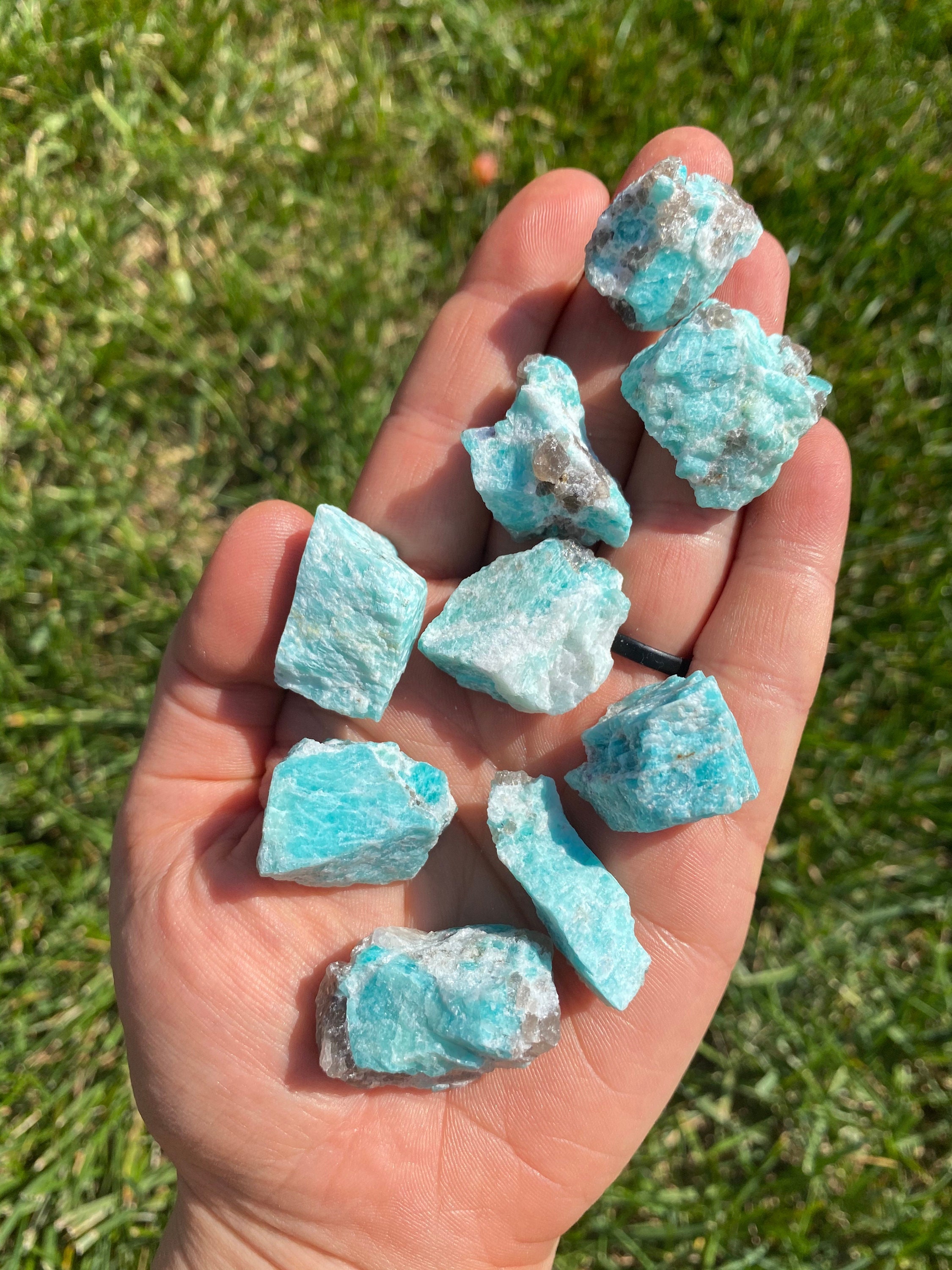 Raw Amazonite Crystal Raw Amazonite Stone Raw Amazonite - Etsy