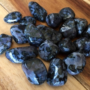 Indigo Gabbro Tumbled Stone - Multiple Sizes Available - Tumbled Mystic ...