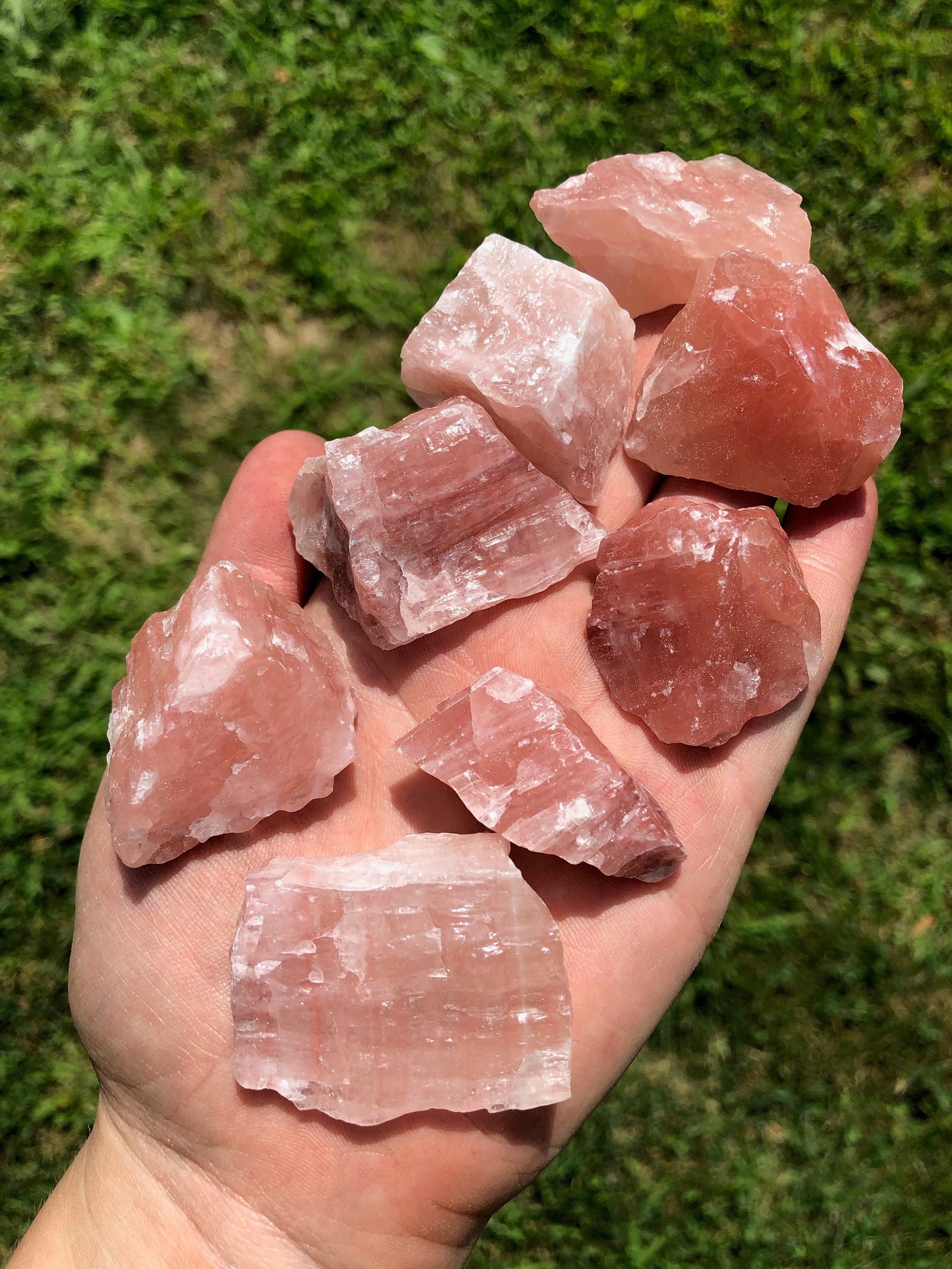 Strawberry Calcite Rough Calcite Raw Red Calcite Crystal - Etsy