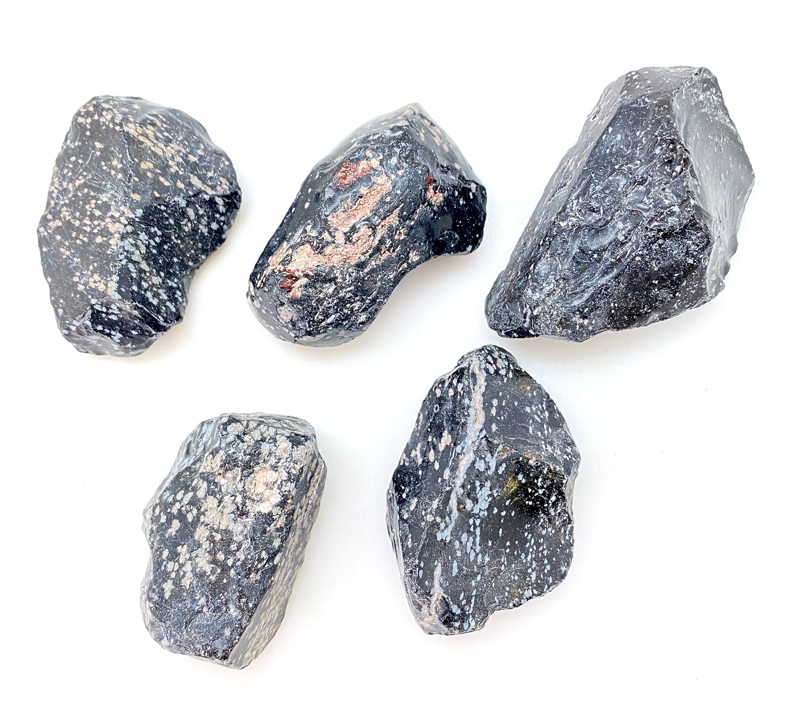Raw Snowflake Obsidian Crystal 13 Rough - Etsy
