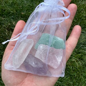 Attract Love Stone Set Heart Chakra Raw Crystal Love Set Manifest Love ...