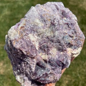 Raw Lepidolite Specimen - Large Lepidolite - Natural Lepidolite Crystal - Raw Lepidolite Crystal ...