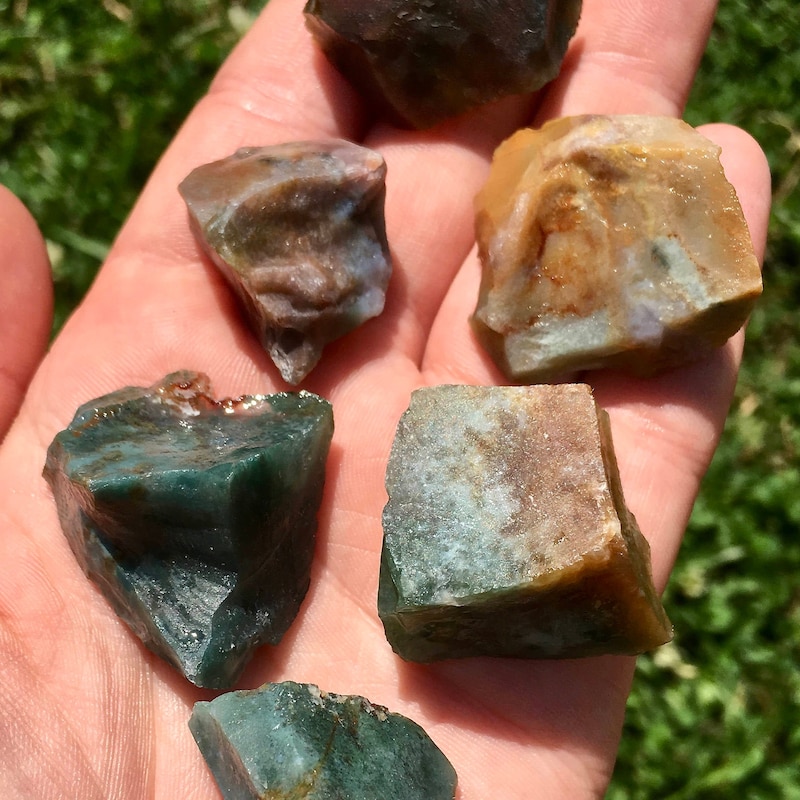 Heliotrope Stone - Etsy