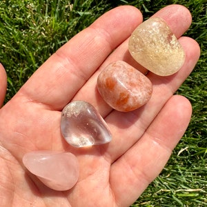 Happiness & Joy Stone Set - Positive Energy Crystal Set - Natural ...