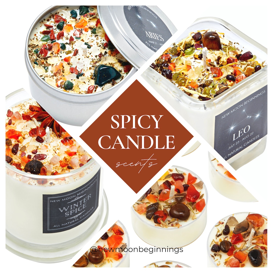 Spicy Candles - Spice Scented Candle - Fragrant Soy Candle - Spicy ...
