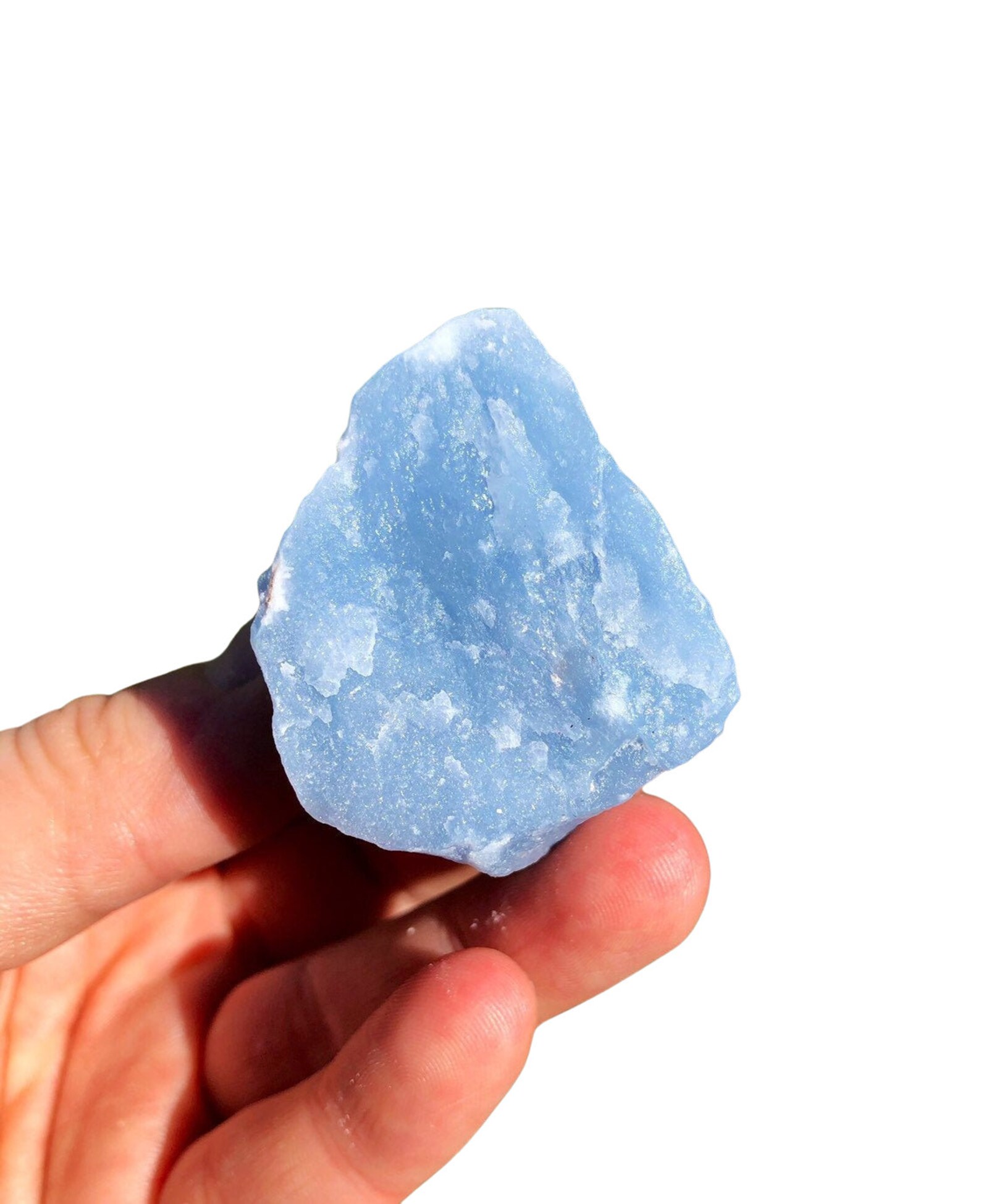 Raw Angelite Stone anhydrite From Peru Rough Stones Raw - Etsy