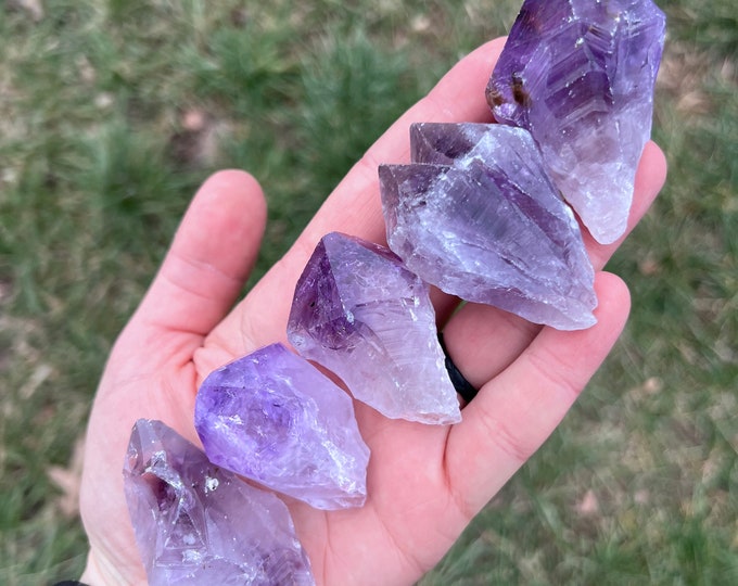 Raw Amethyst Crystal A Grade Natural Amethyst Amethyst - Etsy