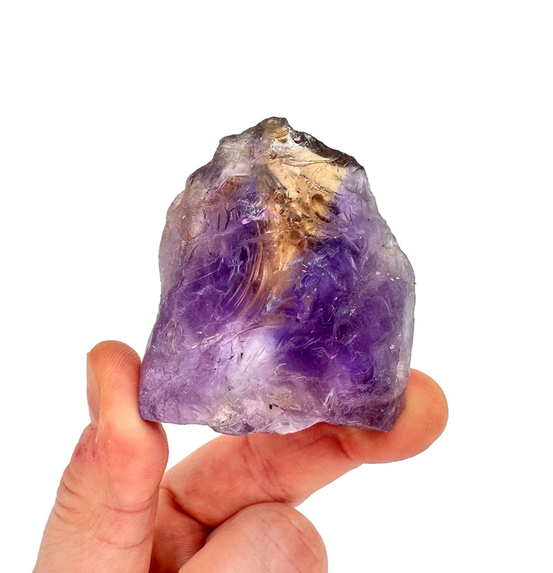 Raw Ametrine Crystal (0.5" - 5") - Amethyst and Citrine Gemstone ...