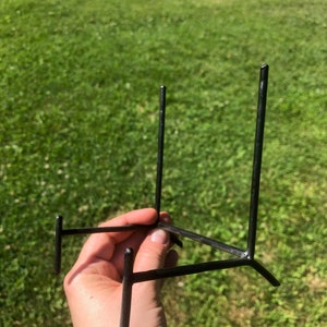 Metal Stand Agate Stand Medium Size Crystal and Stone | Etsy