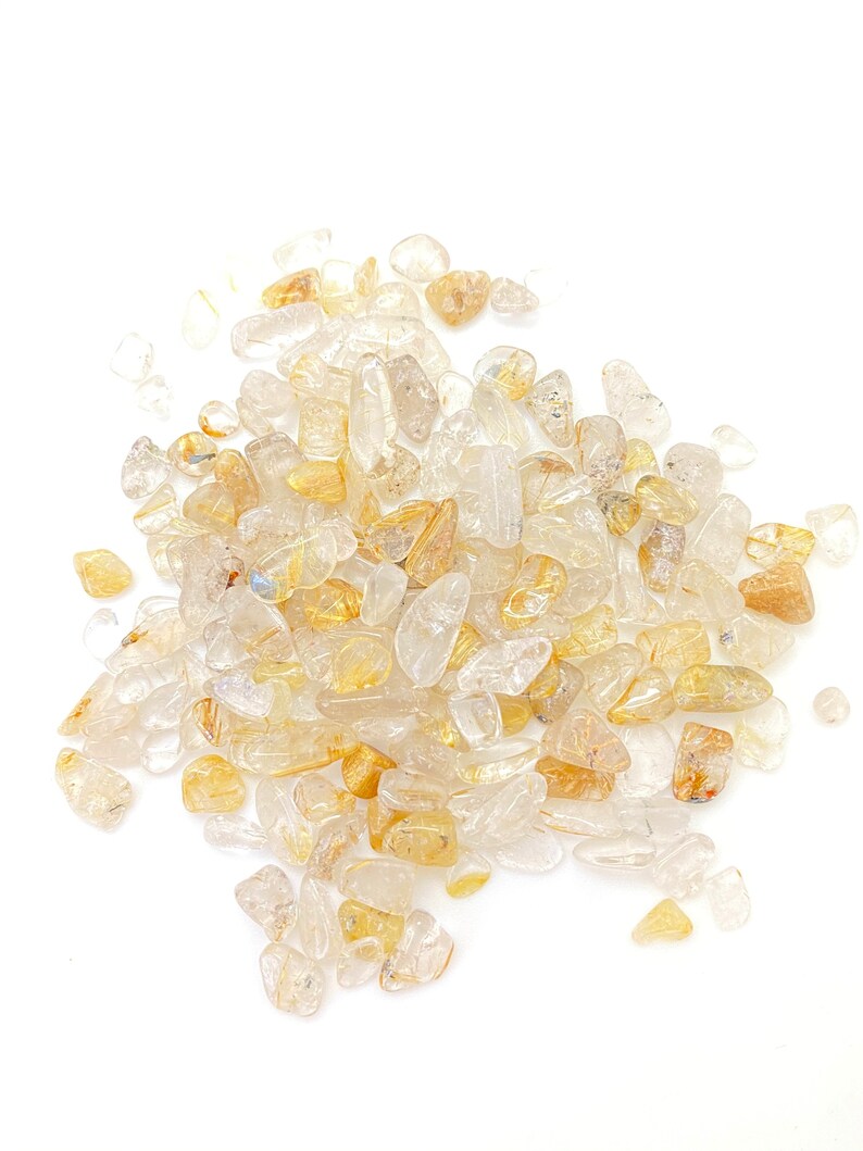 Golden Rutilated Quartz Crystal Bottle Golden Rutilated - Etsy