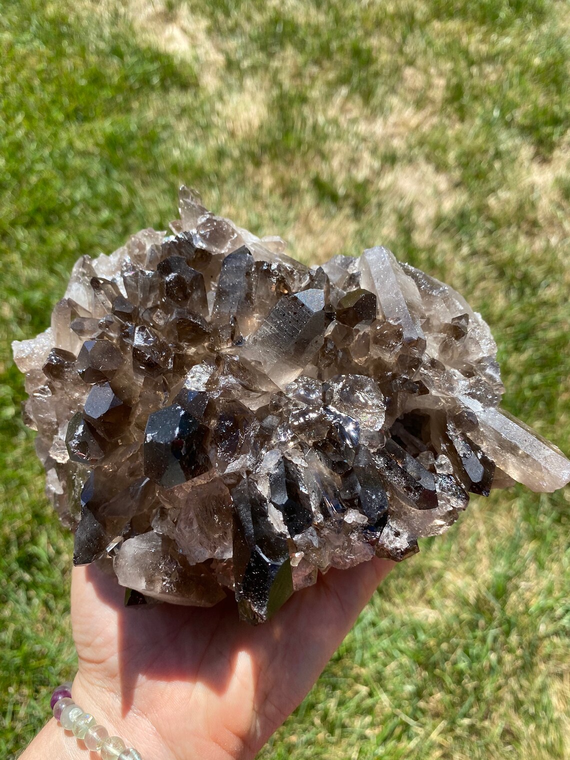 Raw Smoky Quartz Cluster Smoky Quartz Crystal Smoky Quartz - Etsy
