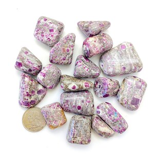 Ruby Feldspar Tumbled Stone - Multiple Sizes Available - Polished Pink ...