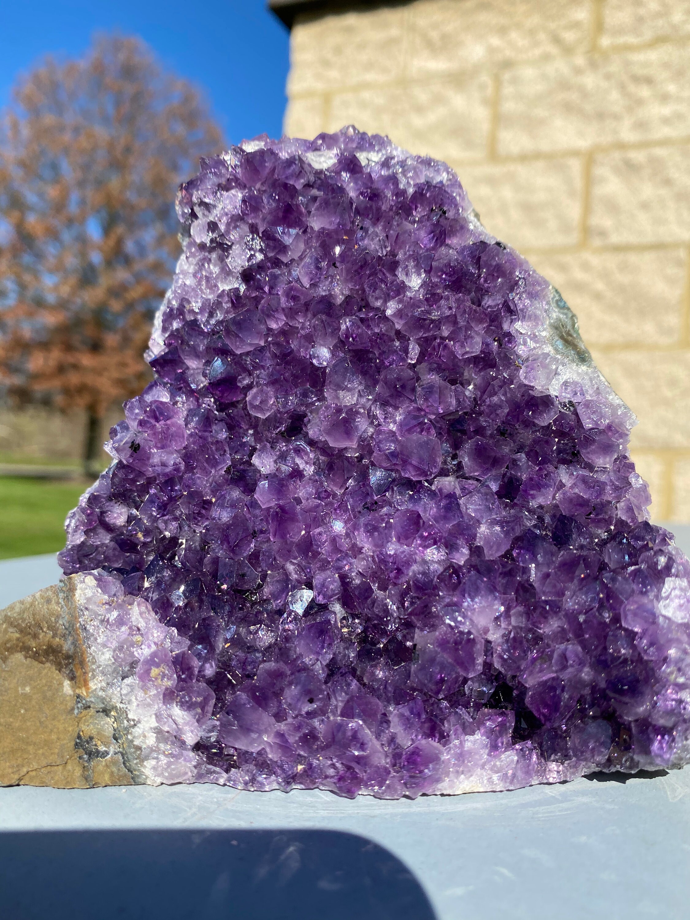 Raw Amethyst Crystal Cluster standing Raw Amethyst Stone | Etsy