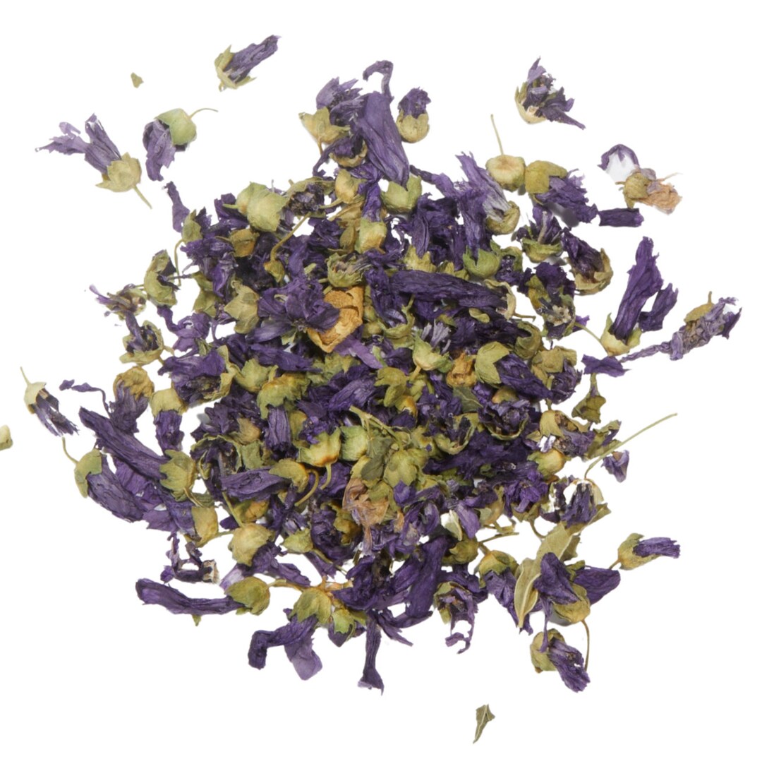 Dried Blue Mallow Flower 0.5oz Dried Flowers Simmer Pot Herbs Dried ...