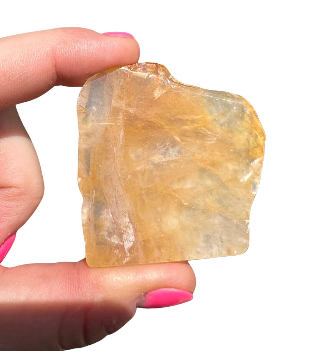 Golden Healer Quartz Slice (0.5" - 4.5") Golden Healer Quartz Stone ...