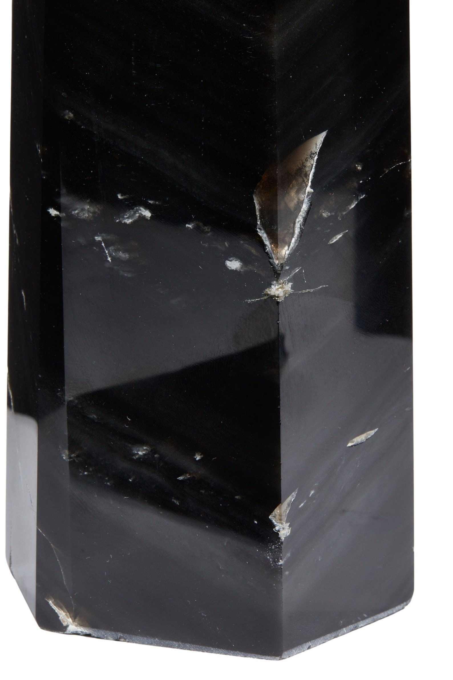 Black Obsidian Stone Point Black Obsidian Crystal Point - Etsy