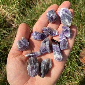 Raw Amethyst Crystal - A Grade - Natural Amethyst - Rough Amethyst ...